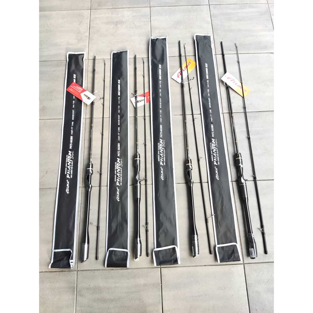 ASUKA PHANTOM STRIKE SPINNING/ BAITCASTING(BC) FISHING ROD | Shopee ...