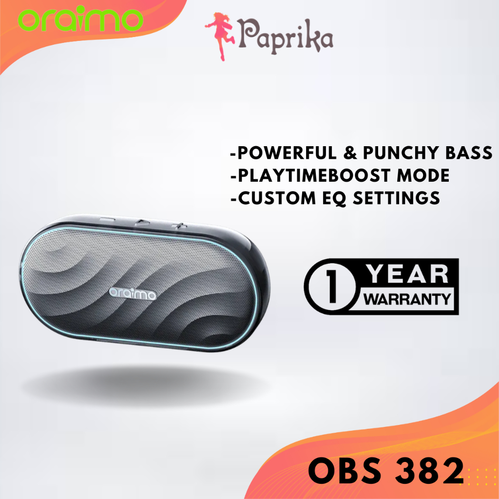 ORAIMO OBS-382 Mini Portable Wireless Speaker Custom Settings Powerful ...