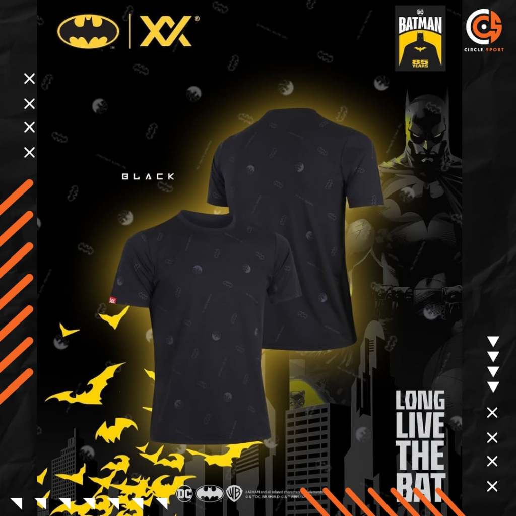 MAXX X BATMAN Shirt MLTEE05 Sport&Badminton Shirt Original 100% ...