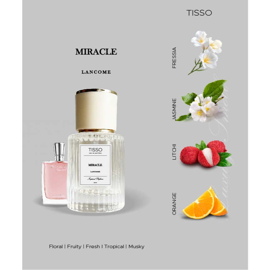 TISSO WOMEN EDP PERFUME LUXURY SMELL LONGLASTING INSPIRED WANGIAN ...