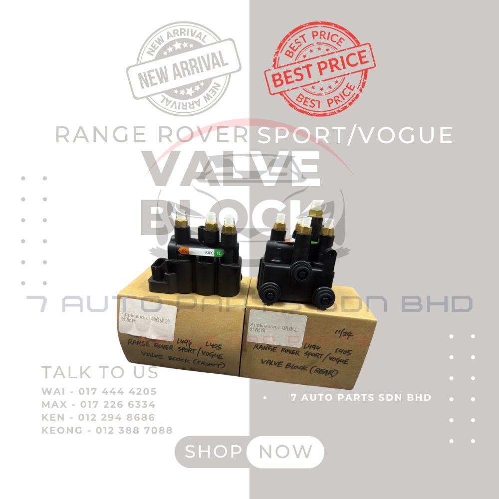 RANGE ROVER SPORT L494 VOGUE L405 FRONT REAR VALVE BLOCK *NEW* | Shopee ...