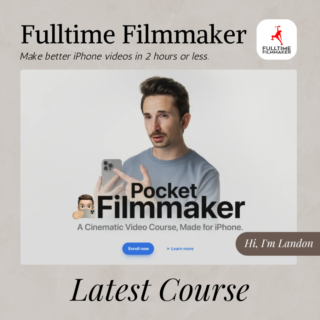 [Video Course] Full time Filmmaker - Parker Walbeck | Shopee Malaysia