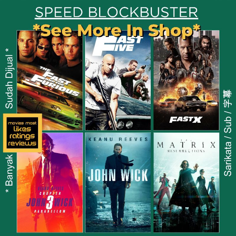 Pendrive Fast & Furious / 19 Movie Collection | Shopee Malaysia