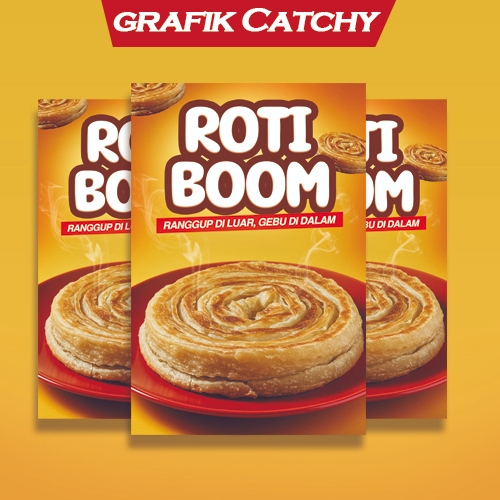 Banner Bunting Roti Boom Ready Made & Menarik / Bazaar Ramadhan ...