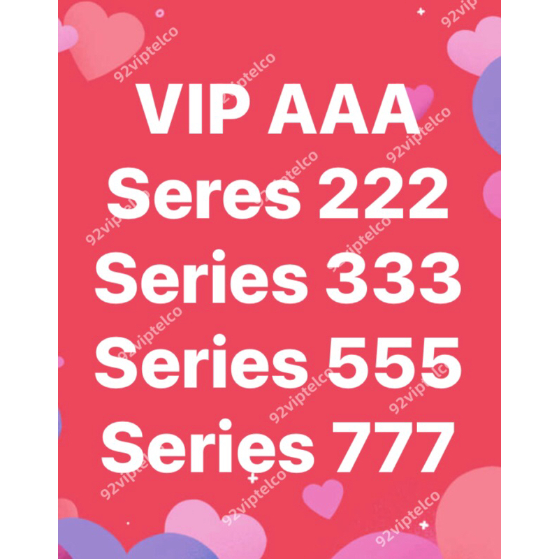 Vip AAA Series Limited Time Super Vip Number | Shopee Malaysia