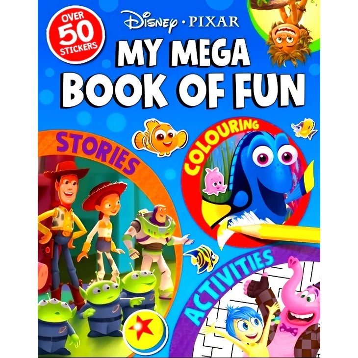 My Mega Book Of Fun Disney: Disney Pixar Mixed: My Mega Book Of Fun ...