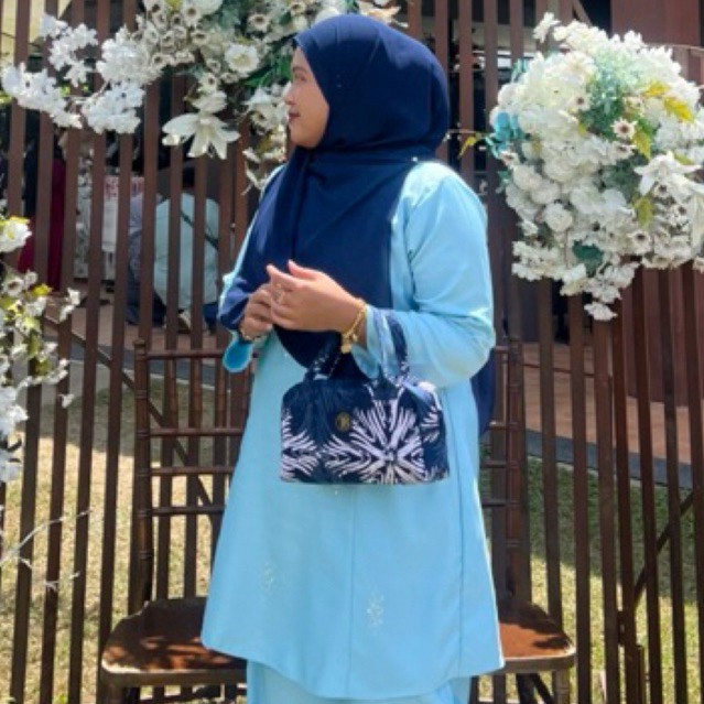 Handbag Datin/Beg batik exclusive/Beg batik kelantan/Batik original ...