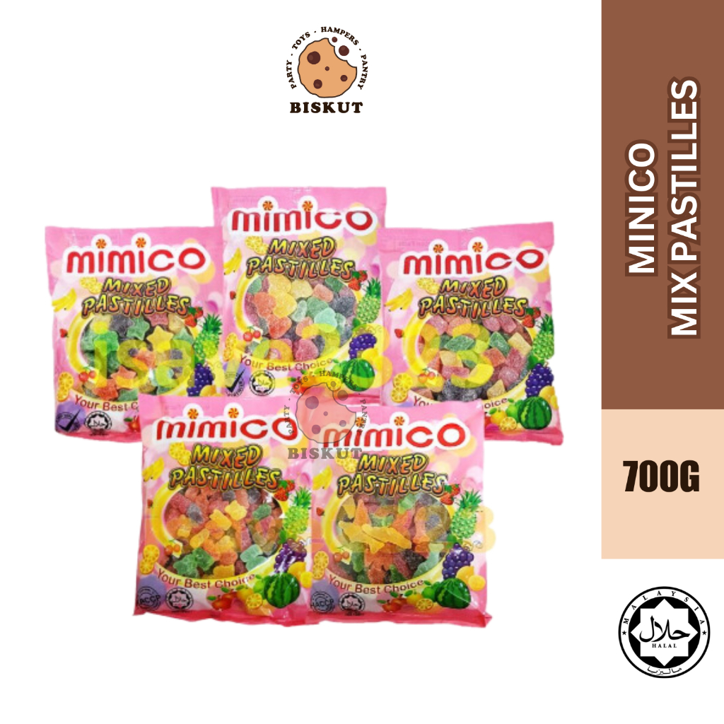 Mimico Mixed Pastilles Gummy Jelly Candy ( 700g ) | Shopee Malaysia