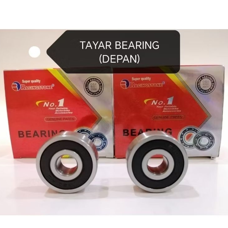 EX5 DREAM / WAVE 100 / WAVE 110 / DASH TAYAR BEARING SET DEPAN(6201 ...