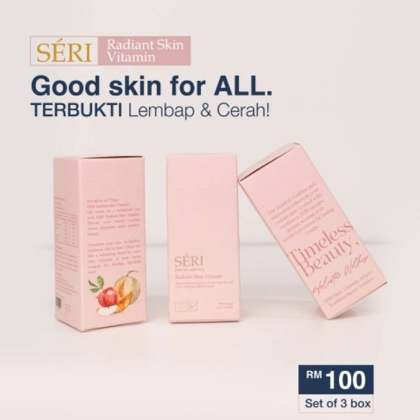 🔥Skin Moist, Glow🔥 Seri Radiant Skin Vitamin | Shopee Malaysia