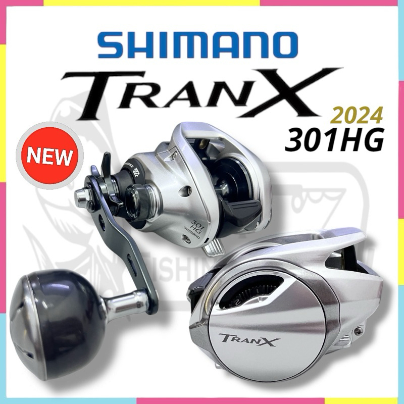 2024 SHIMANO TRANX 301HG LEFT BAITCASTING REEL TRAN-X FISHING REEL ...