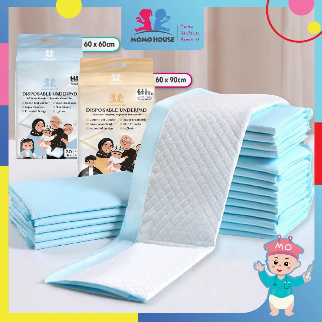 Kasumi Disposable Underpad Breathable Changing Pad Baby Infant Bed ...