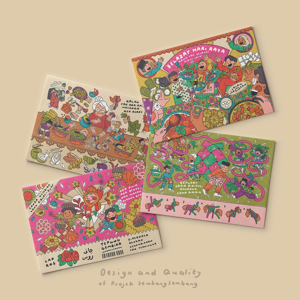 Postcard - RAYA selazat hari raya by projek sembangsembang | Shopee ...