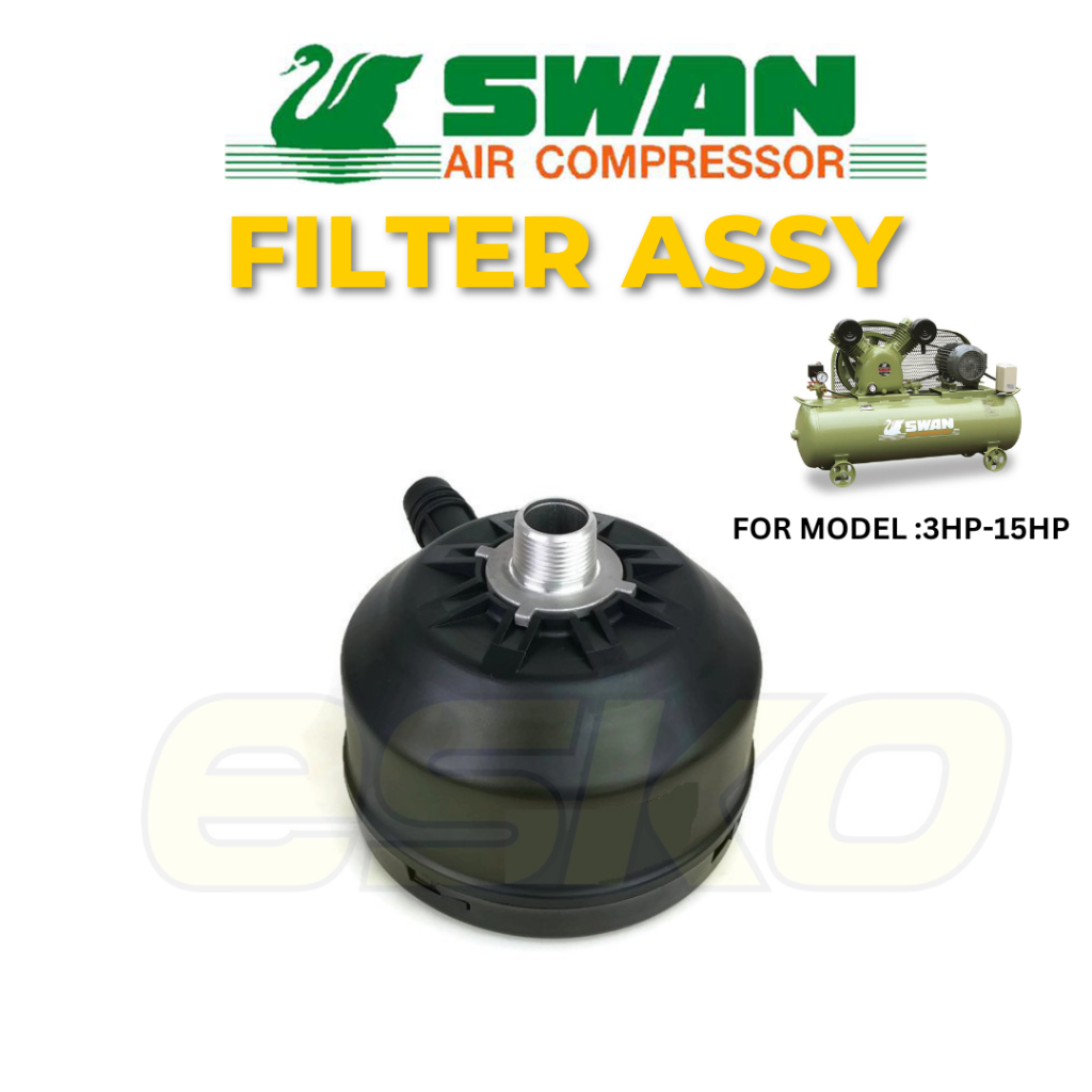 SWAN AIR COMPRESSOR 3HP TO 20 HP AIR COMPRESSOR FILTER ASSY SET SPARE ...