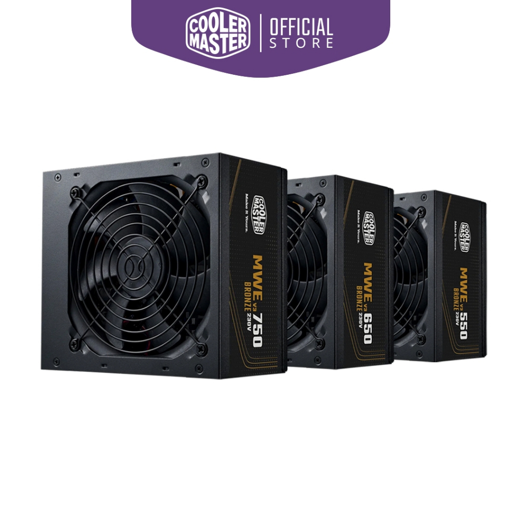 Cooler Master MWE Bronze V3 | 550W / 650W / 750W | | Shopee Malaysia