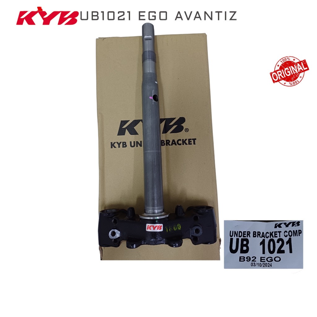 KYB YAMAHA EGO AVANTIZ UNDER BRACKET KYB KAYABA 100% ORIGINAL KAKI TIGA T FORK STEERING STEM ...