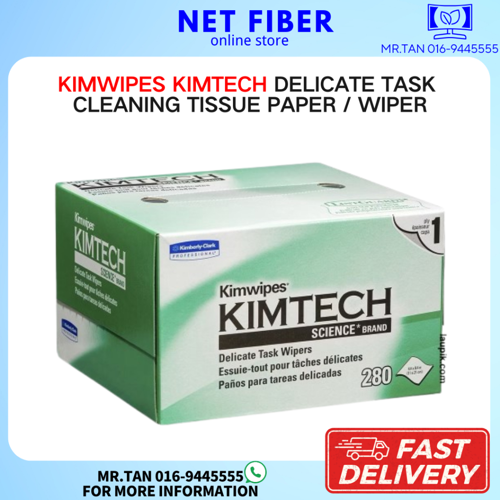 KIMWIPES KIMTECH Delicate Task Cleaning Tissue Paper / Wiper | Shopee ...