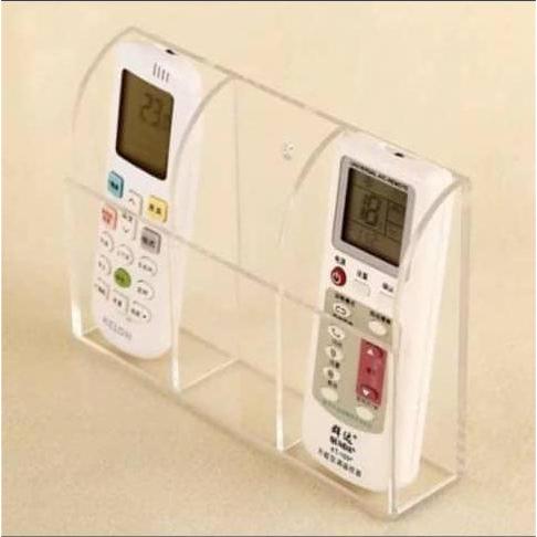 Acrylic TV AIRCONDITIONER REMOTE CONTROL Holder Case Acrylic wall mount ...