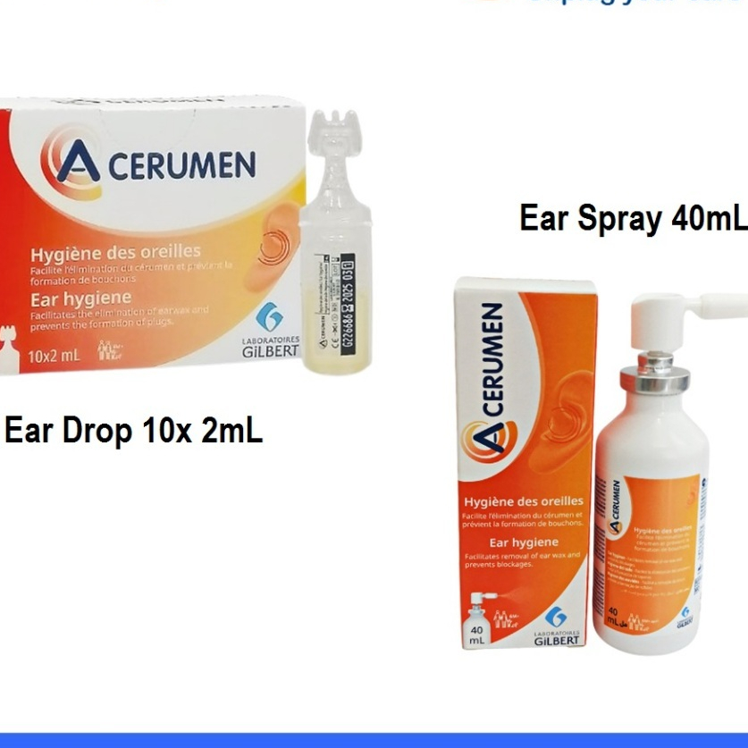 A-CERUMEN EAR HYGIENE DROPS 2ML VIALS (5'S/10'S) / Spray 40ML ...