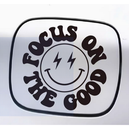 [Focus on happy things] Creative car fuel tank cover pickup triangle ...