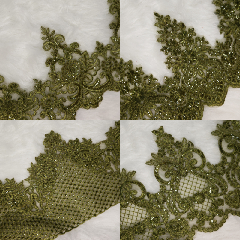 [ 0.5M ] 🔥READY NEW STOCK🔥 0.5M BORDER LACE ( COLOR ARMY GREEN ...
