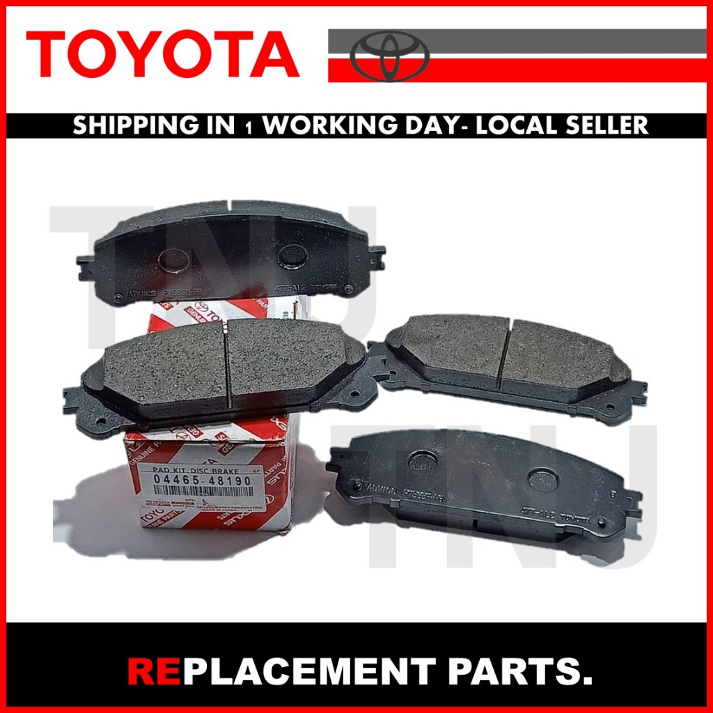 FRONT BRAKE PADS / LEXUS RX270 / RX350 / NX200 ( 04465-48190 ) ( D2137 ...