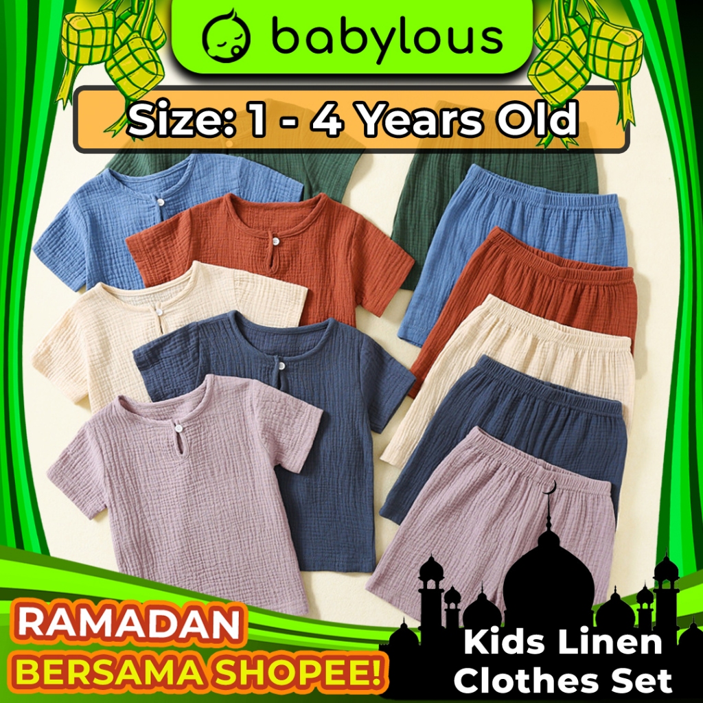 Baju Budak Lelaki Murah Babylous Kids Short Sleeve Clothes Set Baju ...