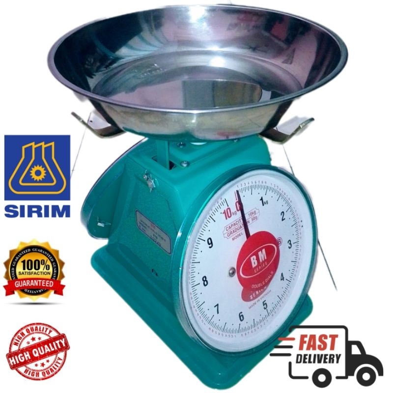 🔥HARGA JIMAT!!🔥 TIMBANG 10KG SIRIM APPROVED SPRING SCALE BM SERIES DUA ...
