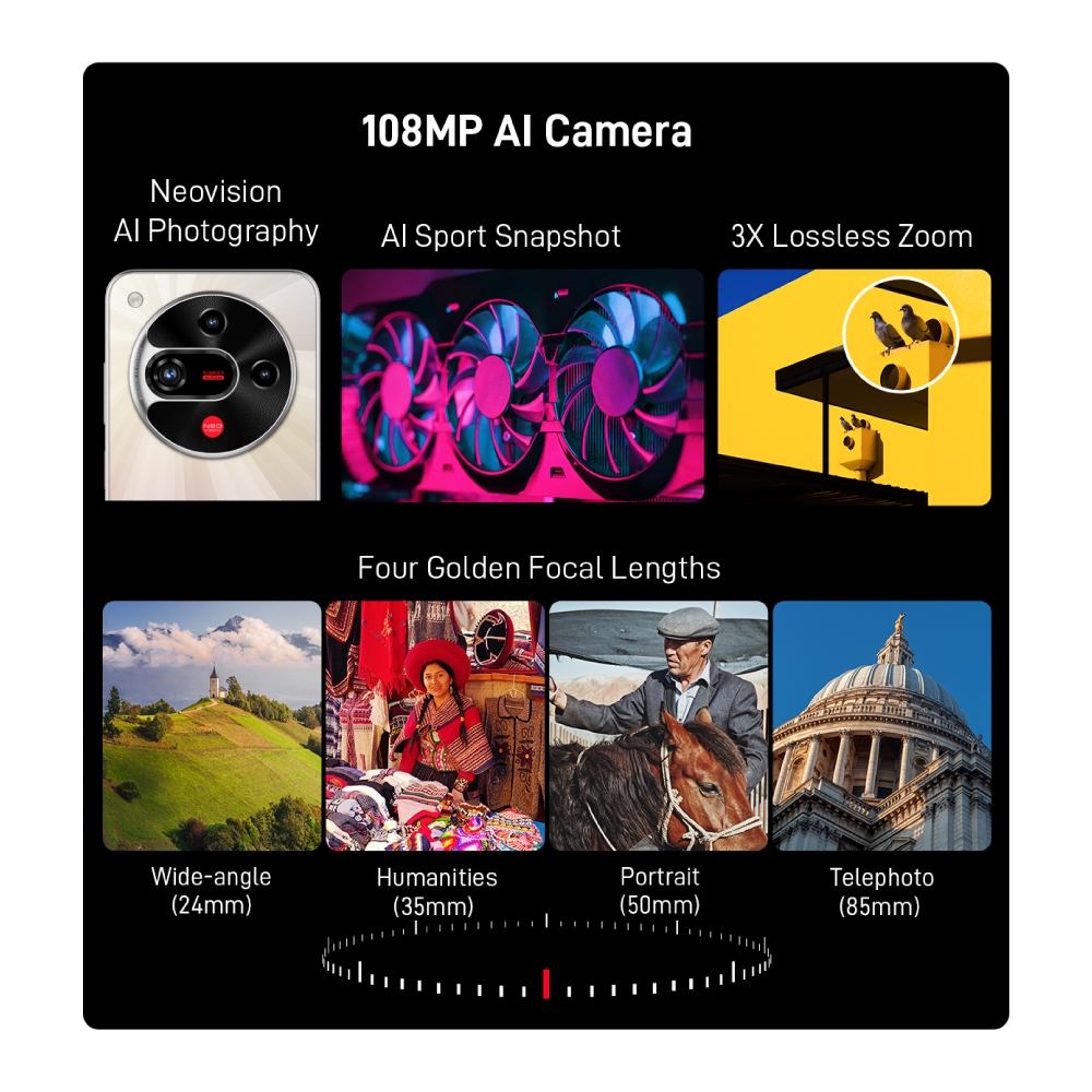 [NEW] nubia Focus 2 5G 20(8+12)GB+256GB Smartphone 108MP | 6.7" HD+ 120Hz | 5000mAh 22.5W Fast ...