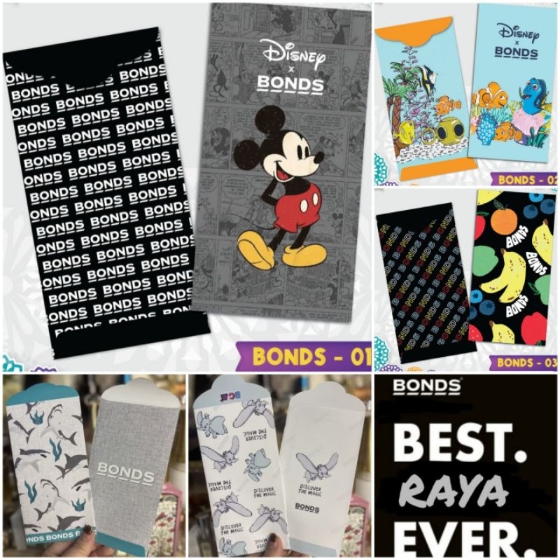 [ SAMPUL RAYA 10PCS ] SAMPUL DUIT RAYA EXCLUSIVE DESIGN BONDS DISNEY MICKEY BONDS | Shopee Malaysia