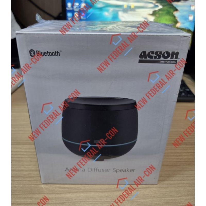 (ORIGINAL) ACSON TIMER BLUETOOTH SPEAKER HUMIDIFIER/AROMA DIFFUSER ...