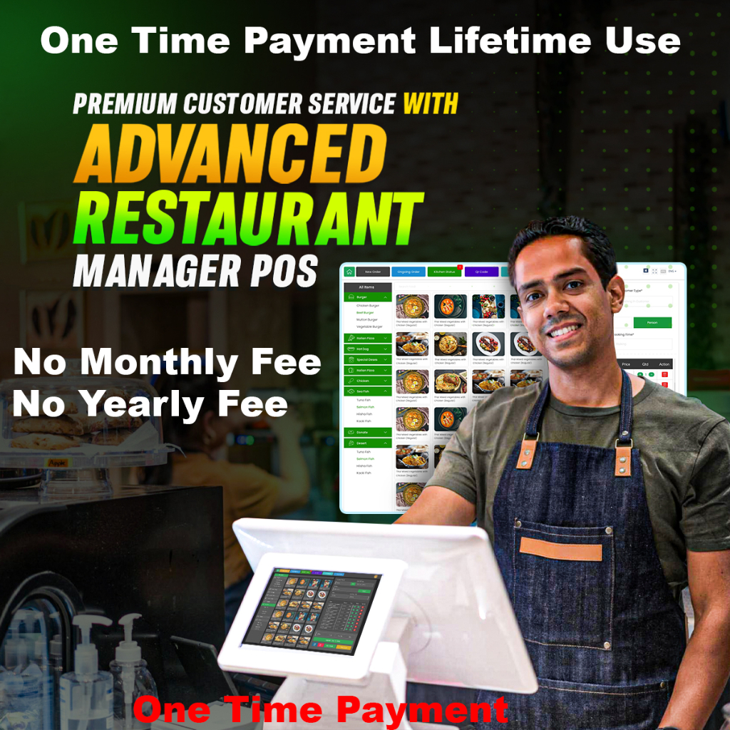 Restaurants POS System for F&B, Restaurants,Cafe - One Time Payment ...