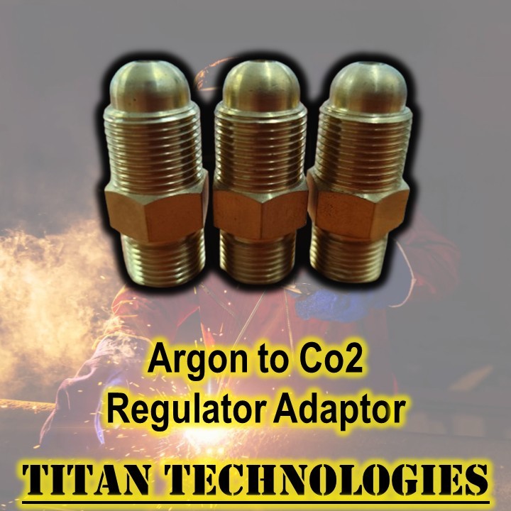 TITAN TECHNOLOGIES Argon to Co2 regulator adaptor | Shopee Malaysia