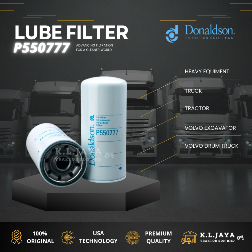 ORIGINAL DONALDSON P550777 LUBE FILTER | Shopee Malaysia