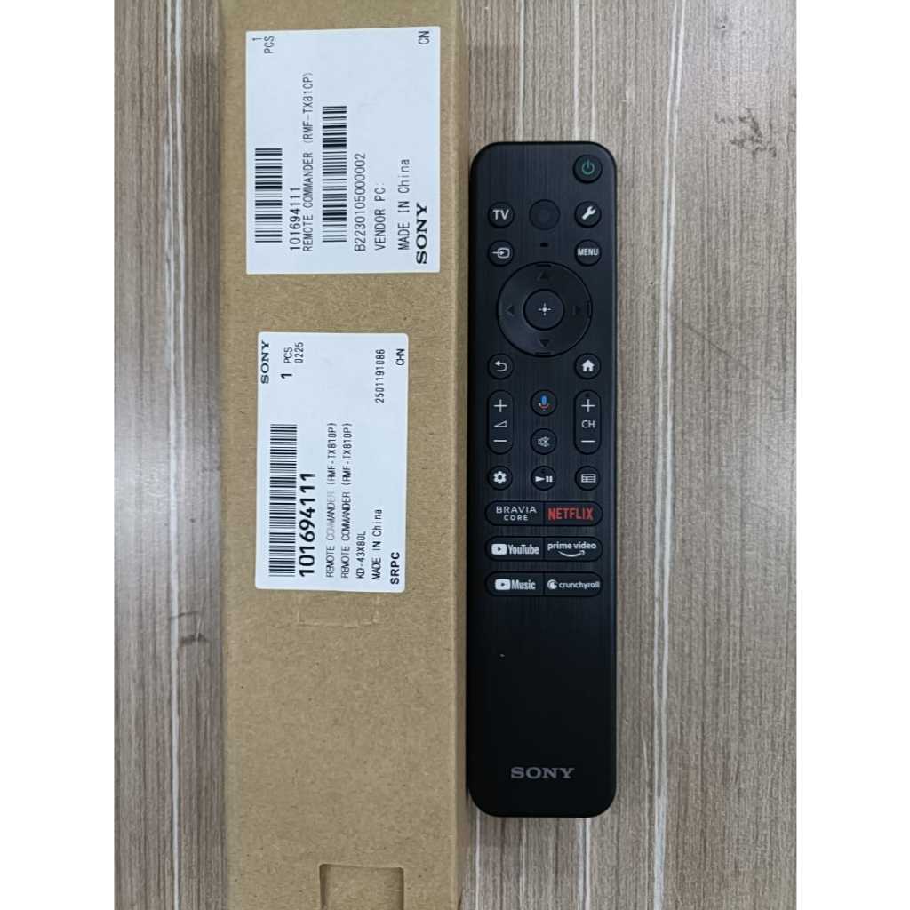 ORIGINAL SONY REMOTE CONTROL RMF-TX810P with Voice Contro | Shopee Malaysia