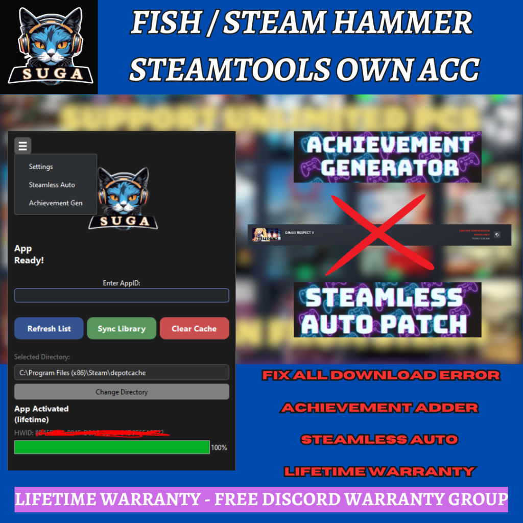 [PROSUB HELPER] ADD ACHIEVEMENT + FIX DOWNLOAD ERROR + AUTO STEAMLESS ...