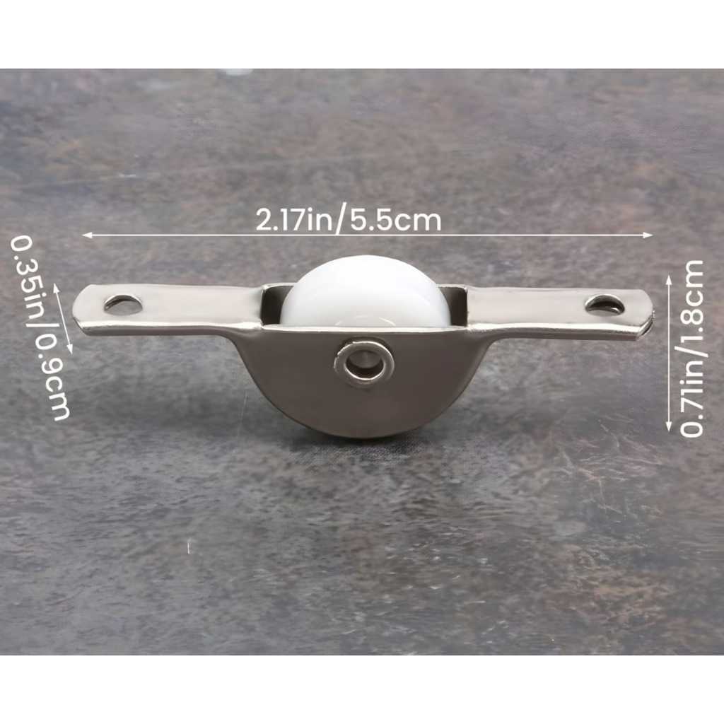 Door Window Cupboard Drawer Bin Single Nylon Sliding Roller Pulley ...