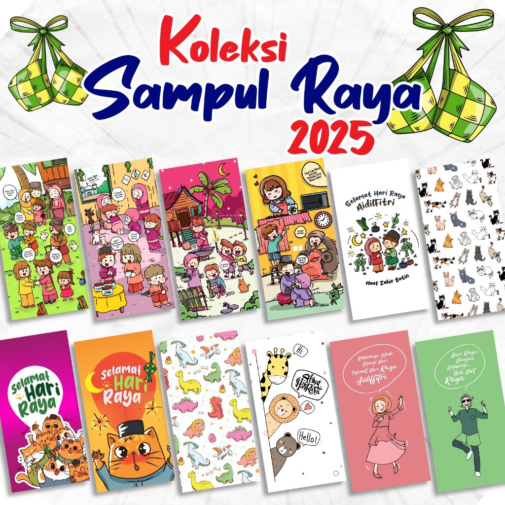 Sampul Duit Raya Comel 2025 | Shopee Malaysia