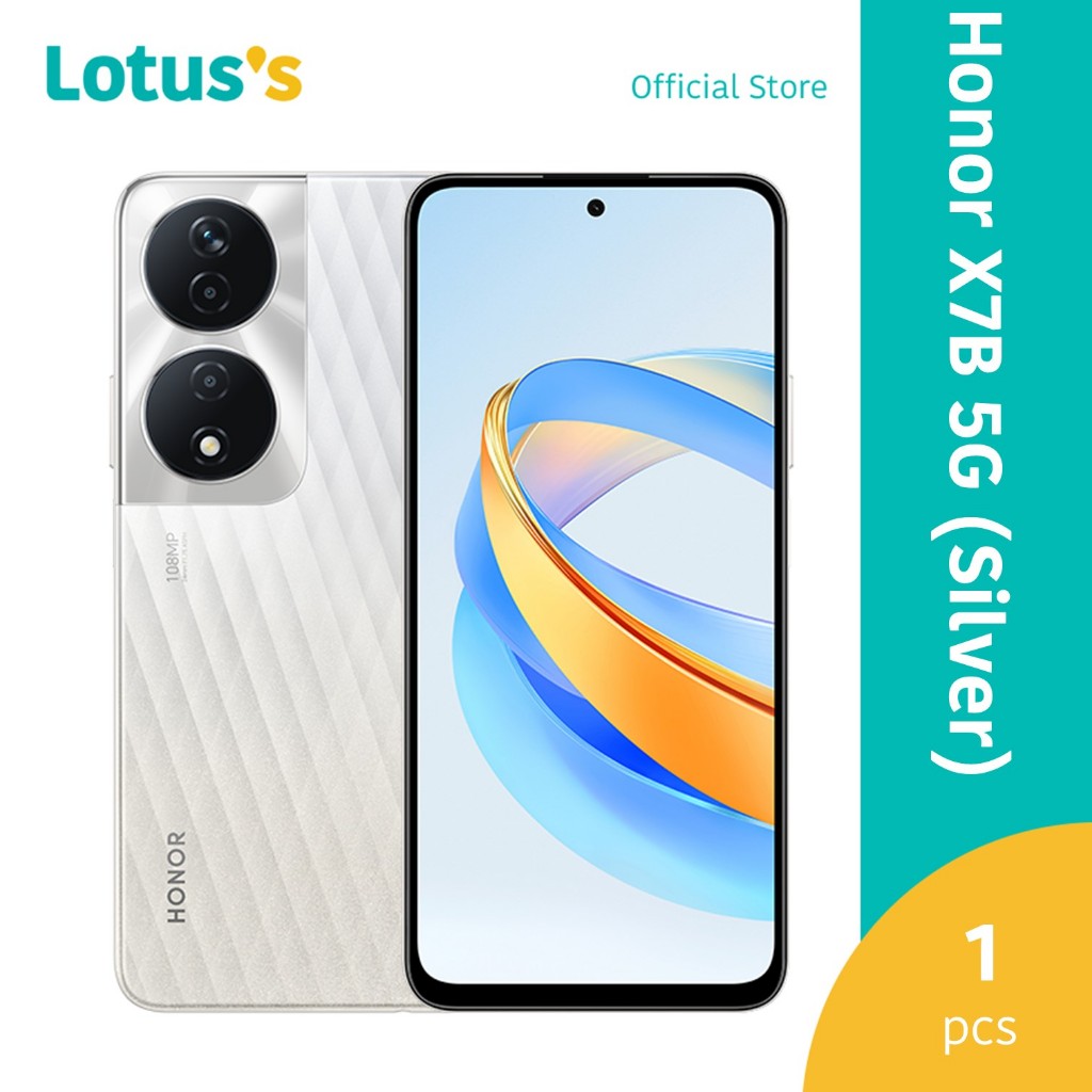 HONOR X7B 5G 8+256GB Silver | Shopee Malaysia