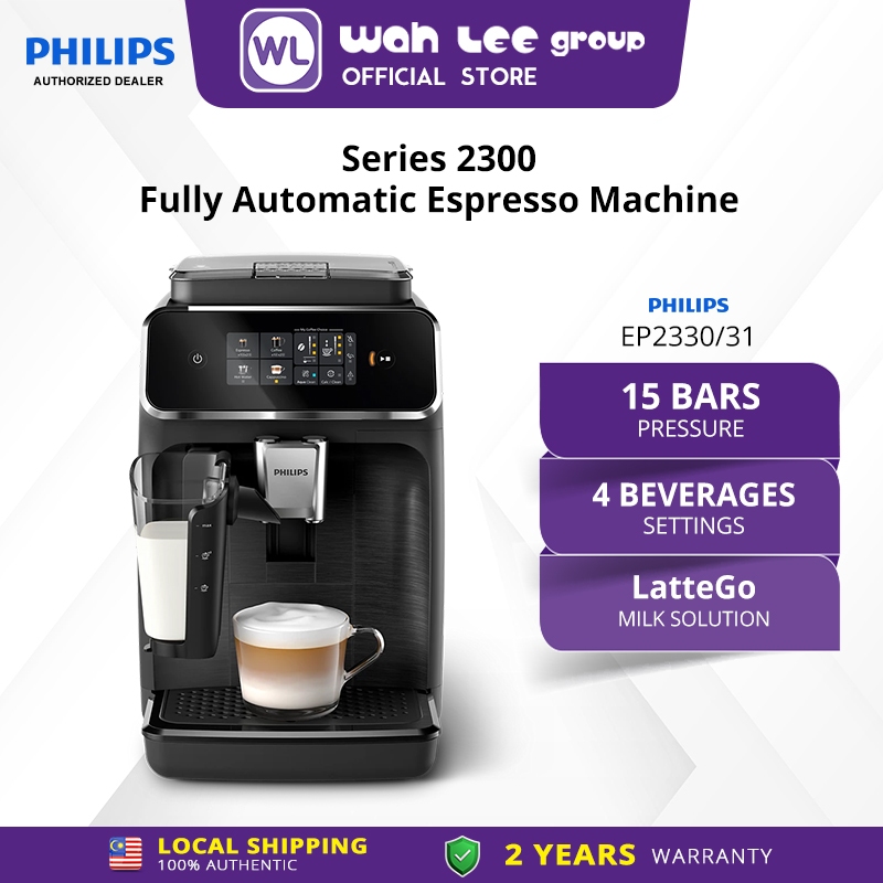 PHILIPS Series 2300 Fully Automatic Espresso Coffee Machines EP2330/31 ...