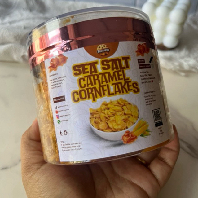 Sea Salt Caramel Cornflakes (Original / Biscoff) | Shopee Malaysia