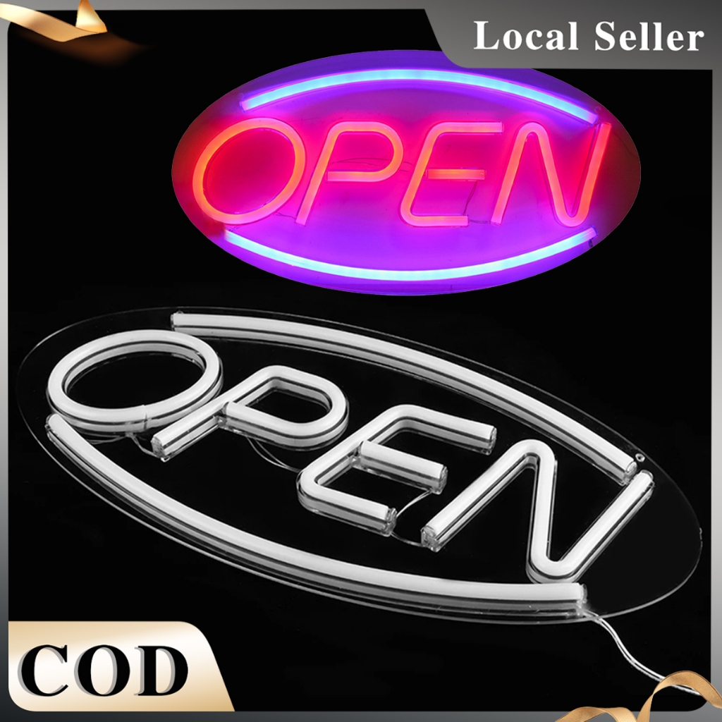 Open Signage Led Light For Business Led Neon Open Sign Light | Shopee ...