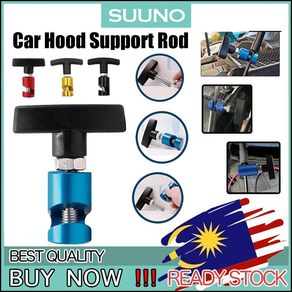 Car Hood Holder Anti-Slip Engine Cover Lifting Support Rod Tool Rear ...