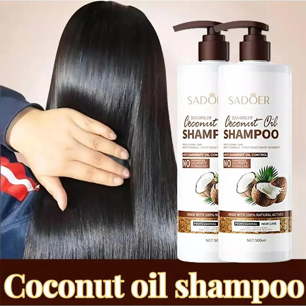 SADOER Coconut Oil Shampoo Anti Dandruff Shampoo Itching Oil Control Anti Dry Amino Acid Complex ...