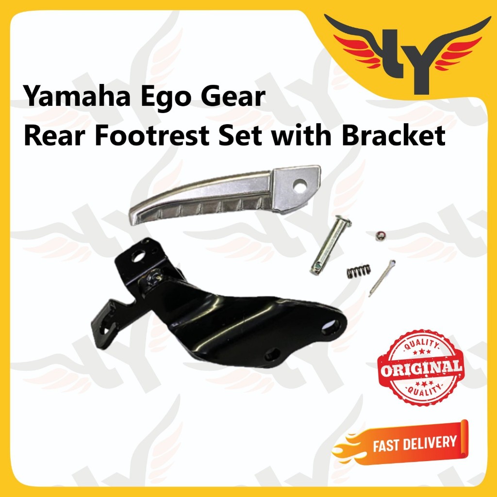 Yamaha Ego Gear Rear Footrest with Bracket - BES-F7440-00 / BES-F7430 ...