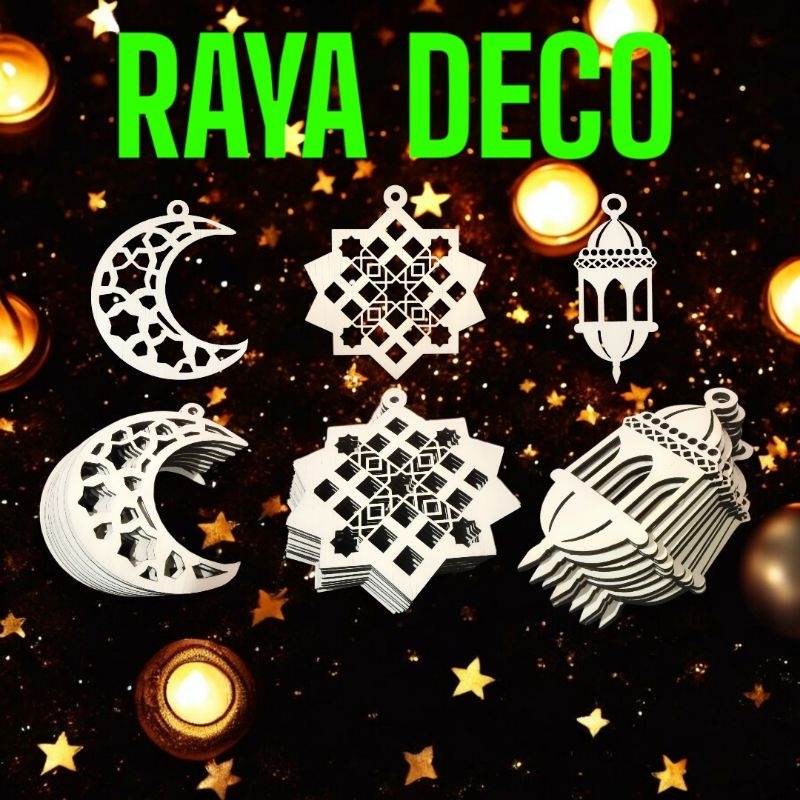 HARI RAYA DECO EID MUBARAK DECORATIONS | Shopee Malaysia