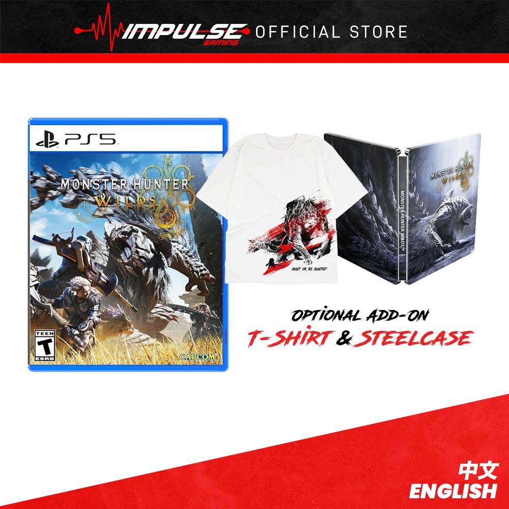 [MERDEKA PROMOTION] PS5 Monster Hunter Wilds Chi/Eng Version 魔物獵人Wilds ...
