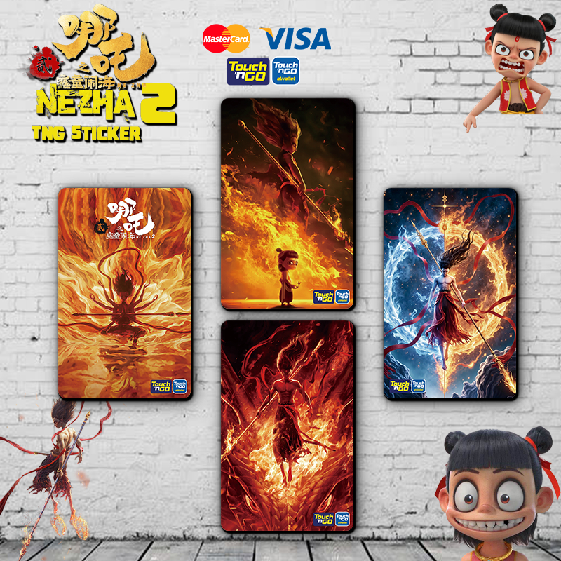 Ne Zha 2 (SERIES 2) TNG Pelekat - Tng Touch N Go/Bank kad pelekat ...