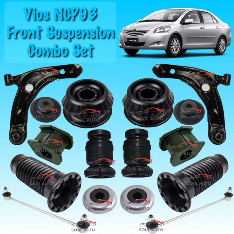 ALL IN ONE Toyota Vios NCP93 1.5cc Front Suspension Bundle Combo Kit ...