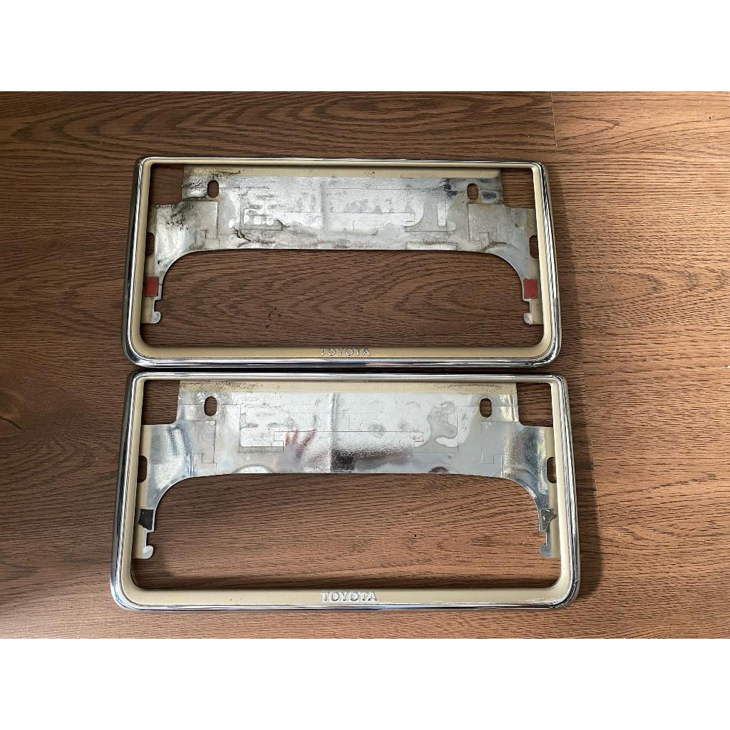 TOYOTA GOLD NUMBER PLATE FRAME SET | Shopee Malaysia